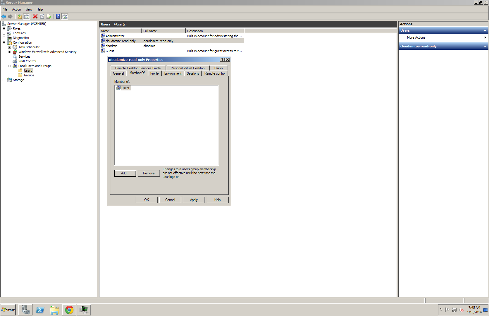 vCenter Installation Instructions