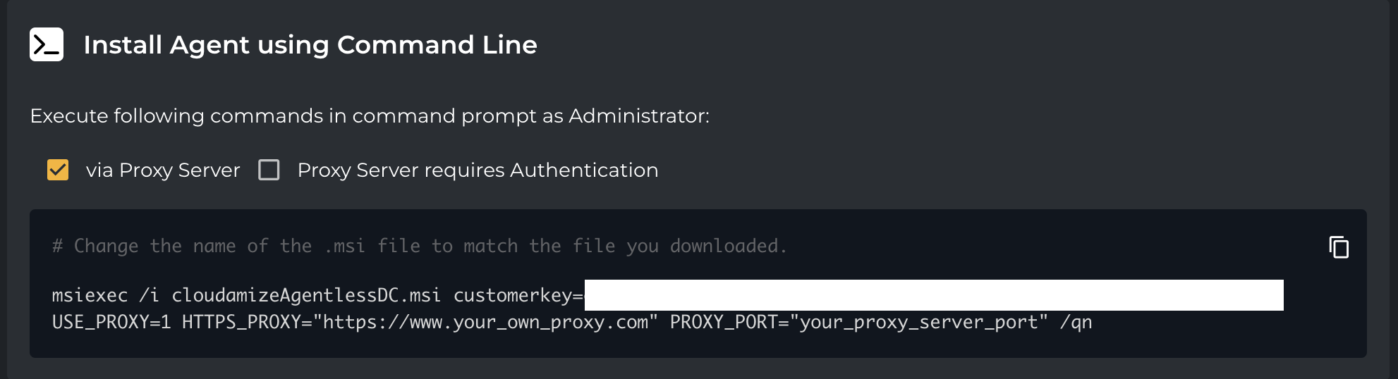Agentless Setup Instructions