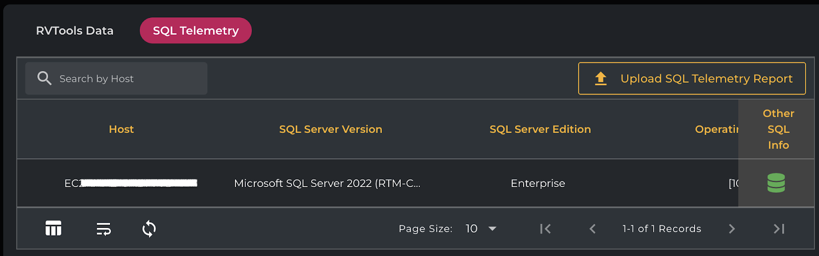SQL Server Telemetry - Advanced SQL Data